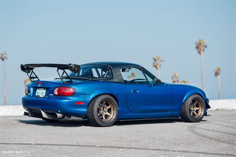 Track Prepped And Daily Driven Kentos Supercharged NB Miata DrivingLine