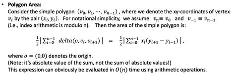 Computing Area Of A Polygon In Java Stack Overflow