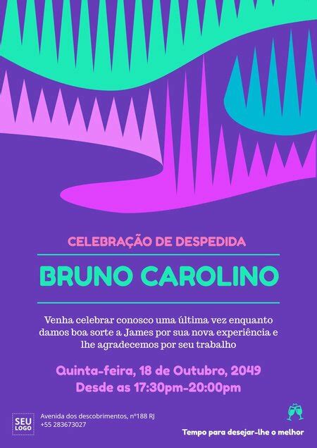 Personalize cartões de despedida para um colega de trabalho