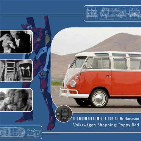 Volksw Gen Shopping Poppy Red Brickmason B O G U S Collective