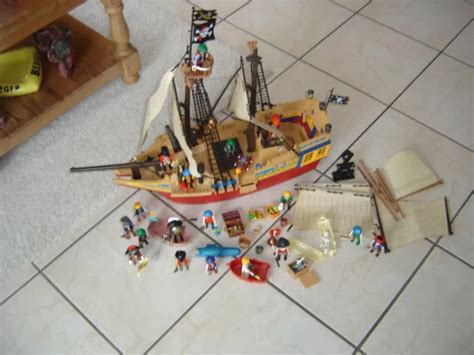 PLAYMOBIL GRAND Bateau Pirate De Camouflage REF 4290 EUR 20 00