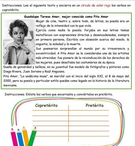 Instrucciones Lee el siguiente texto y encierra en un círculo de color