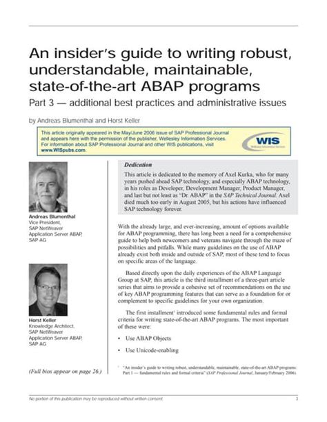 abap coding standards reference guide