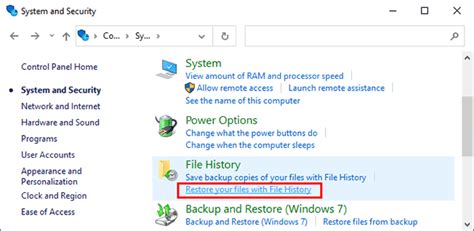 How To Restore Files Using File History In Windows