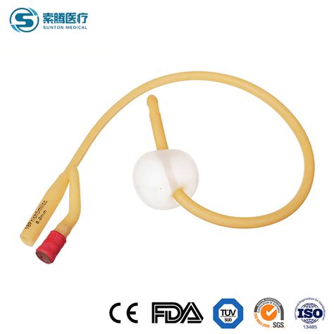 Sunton Custom Sizes China Medical Urinary Drainage 2 Way Or 3 Way