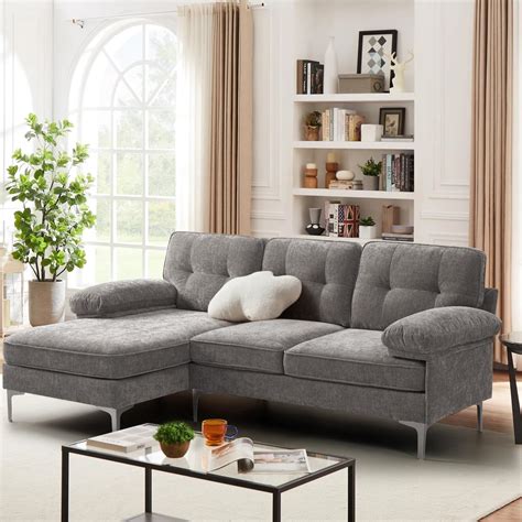 Amazon Vesgantti Sofá modular de 72 pulgadas en forma de L sofá