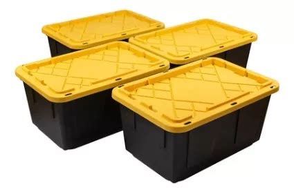 Greenmade 102lt Caja Plástico Uso Rudo Almacenamiento 4pzas Envío gratis