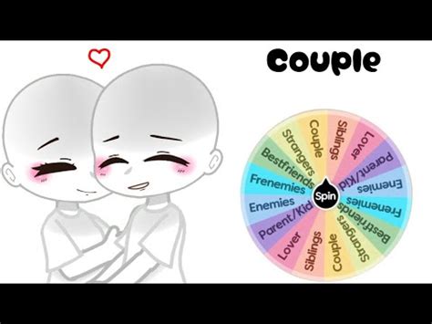 Making Ocs With A Wheel Challenge Couple Edition Gacha Club