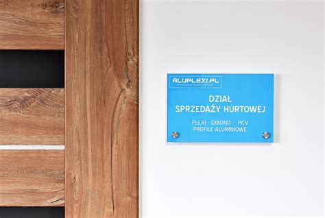 CRYSTAL PLEXI Tabliczka Przydrzwiowa Tabliczkinadrzwi Pl
