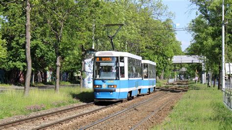 PL OD WIDZA MPK Wrocław Konstal Protram 105NWr 2448 2447