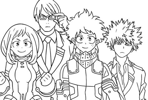 35 Desenhos Do Boku No Hero Para Imprimir E Colorir Pintar