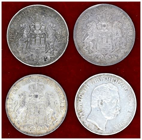 Kleine Sammlung von Münzen des Kaiserreiches der Weimarer Republik und