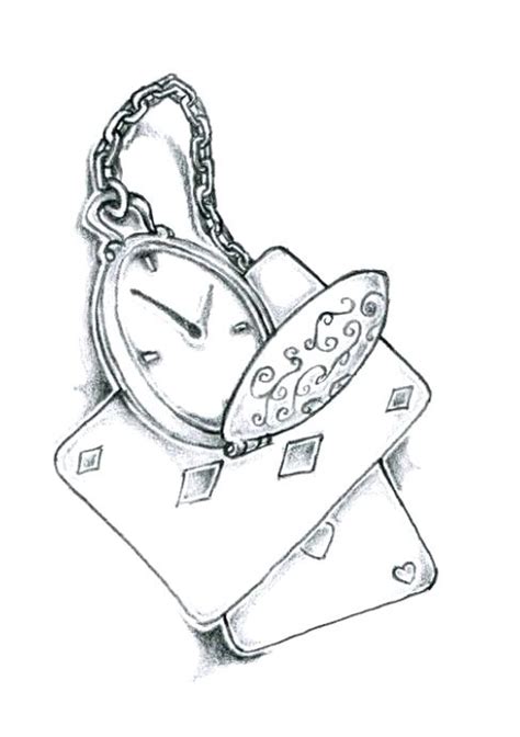 Alice In Wonderland Drawing Ideas