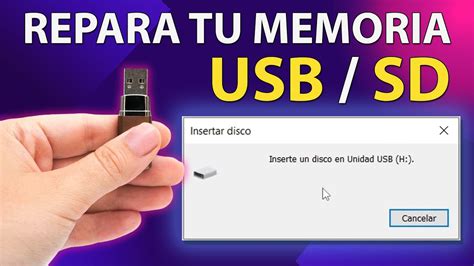Como Reparar una Memoria USB o SD Dañada Fácilmente 2024 YouTube