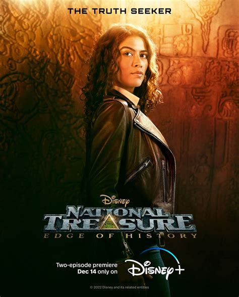 National Treasure Edge Of History Character Posters Spotlight Cast