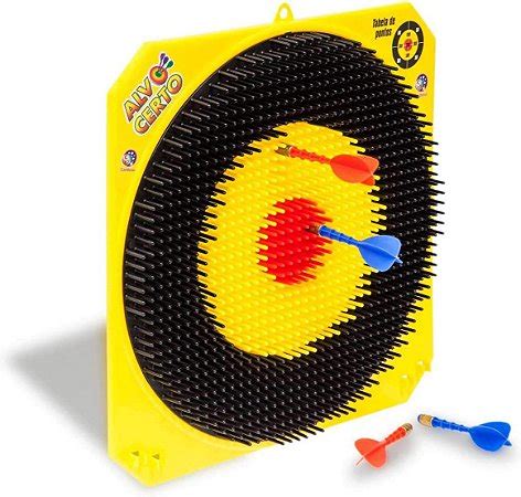 Jogo De Dardos Alvo Certo 8401 Cardoso Real Brinquedos