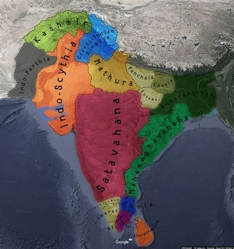 Map Of Ancient India Labeled