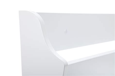 Richmond Shoe Rack Storage Organiser Wall Mounted Interior White