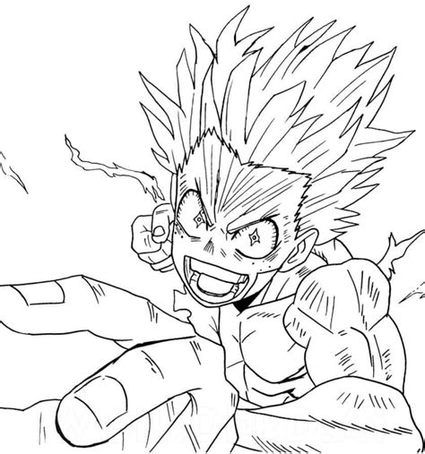 Deku Detroit Aplastar Para Colorear Imprimir E Dibujar ColoringOnly