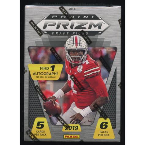2019 Panini Prizm Draft Picks Football Blaster Box With 6 Packs