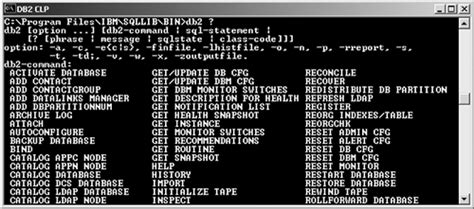 section 4 2 the command line tools understanding db2 learning visually with examples 2nd