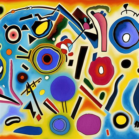 Alien Garden By Wassily Kandinsky Creative Fabrica