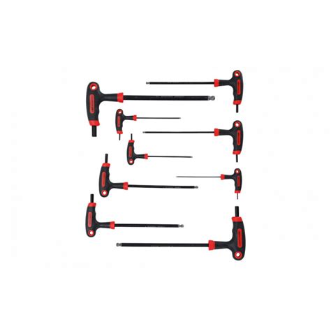 CLES MALES ALLEN 6 PANS POIGNEE T ET TETE SPHERIQUE SARLAT OUTILLAGE