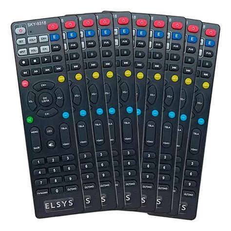 X Controles Remoto Para Receptor Satmax Etrs Elsys