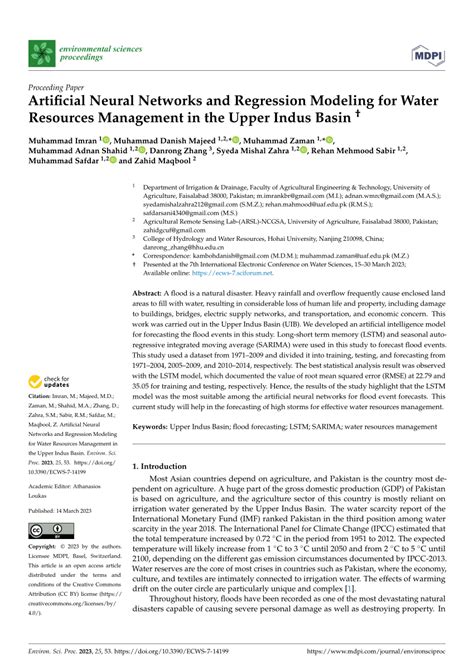 pdf artificial neural networks and regression modeling for water resources management in the