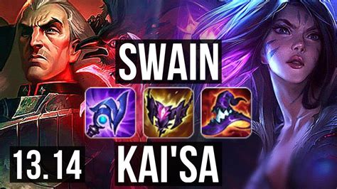 SWAIN Nautilus Vs KAI SA Blitz ADC 2 4M Mastery 18 2 6 1300