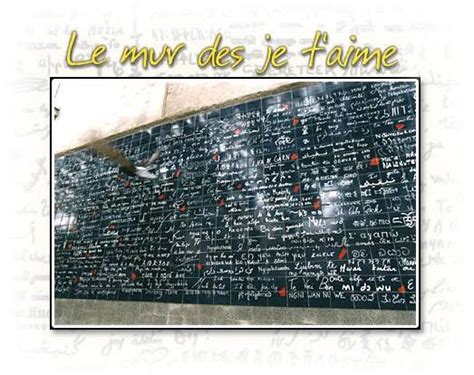 Le mur des je t aime à Paris