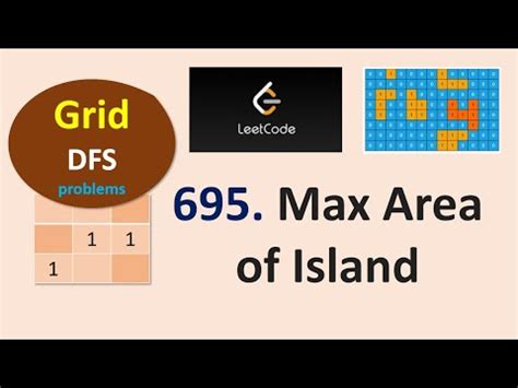 Leetcode 695 Max Area Of Island YouTube