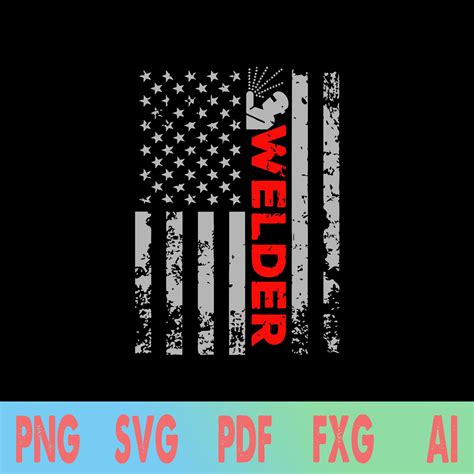 Welder Svg USA American Flag Welding Svg Vintage Welder Etsy