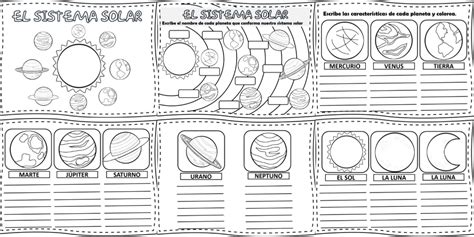 Cuadernillo De Actividades Del Sistema Solar Material Educativo