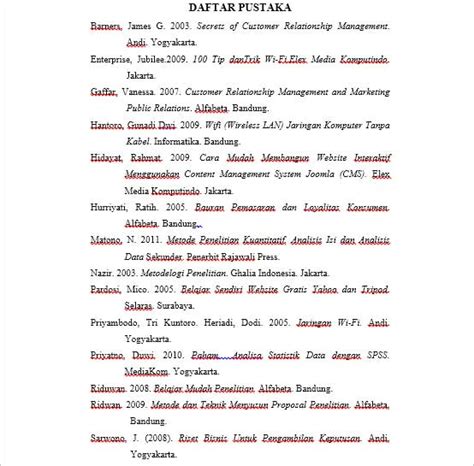 10 Cara Dan Contoh Menulis Daftar Pustaka Untuk Karya Ilmiah