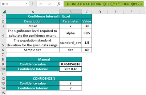 Confidence Interval In Excel Formula Examples How To Calculate
