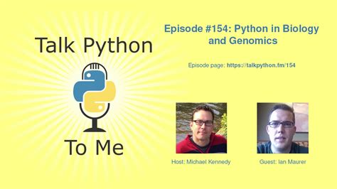 Python In Biology And Genomics Youtube