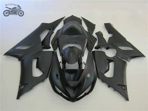 Kit De Carénage Personnalisé Noir Mat Pour Kawasaki Ninja Zx6r 636 2005