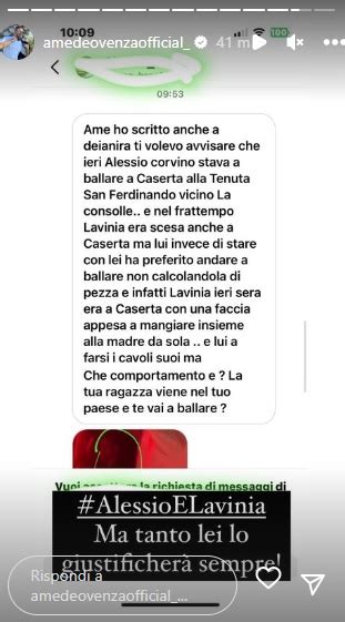 Uomini E Donne Corrono Voci Di Crisi Su Lavinia E Alessio La Replica