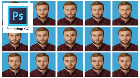 Como Hacer Una Plantilla Para Fotos Tamaño Carnet En Photoshop CC Foto