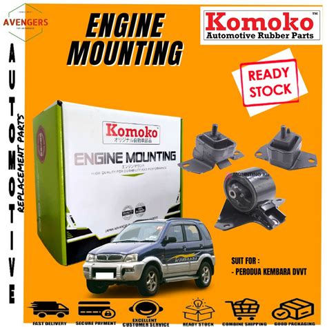 PERODUA KANCIL MYVI VIVA KELISA KENARI ALZA KEMBARA DVVT KOMOKO ENGINE