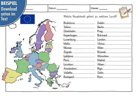 Landkarten für Europa Materialbörse