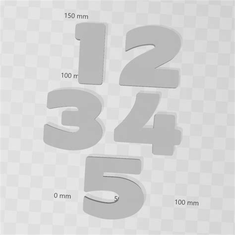Descargar Archivo Mf Numeros Solidos Numbers Objeto Para
