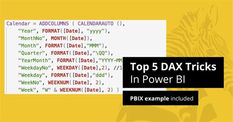 Power BI DAX Tutorial 2021 5 Tricks For Top Power BI Dashboards