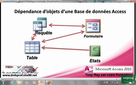 2 2 Dépendance d objets d une base de données Access YouTube
