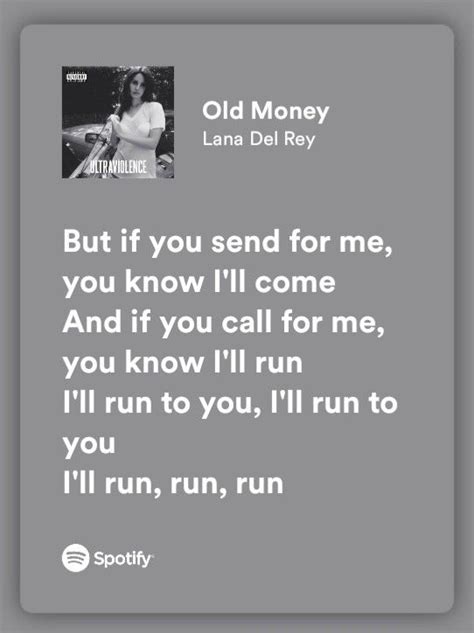 Old Money Lana Del Rey Lyrics