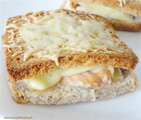 Croque Monsieur Saumon Boursin Aux Fourneaux