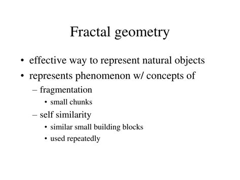 ppt fractal geometry powerpoint presentation free download id 6521545