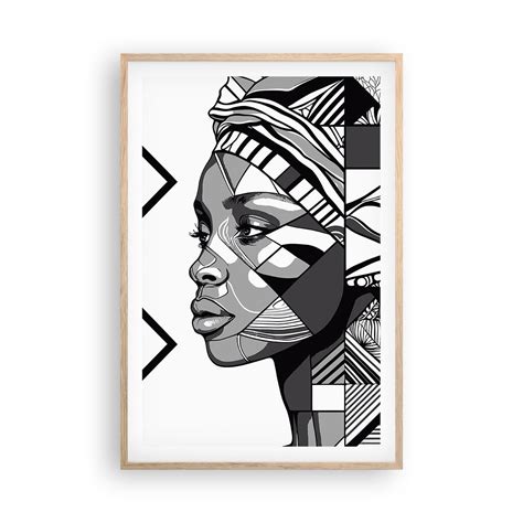 Obraz Plakat Portret Etniczny X Cm Portret Afroamerykanka