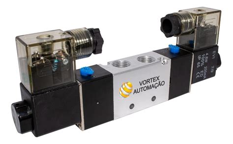 V Lvula Dupla Solenoide Vias Escape Vcc Frete Gr Tis